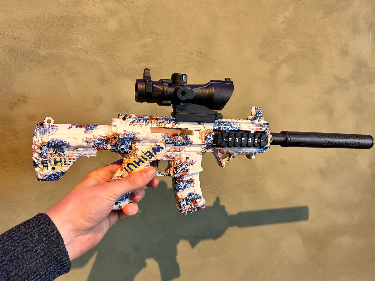 Splatter M4 Gel Blaster - Dino Grafiti – Airsoftgeek