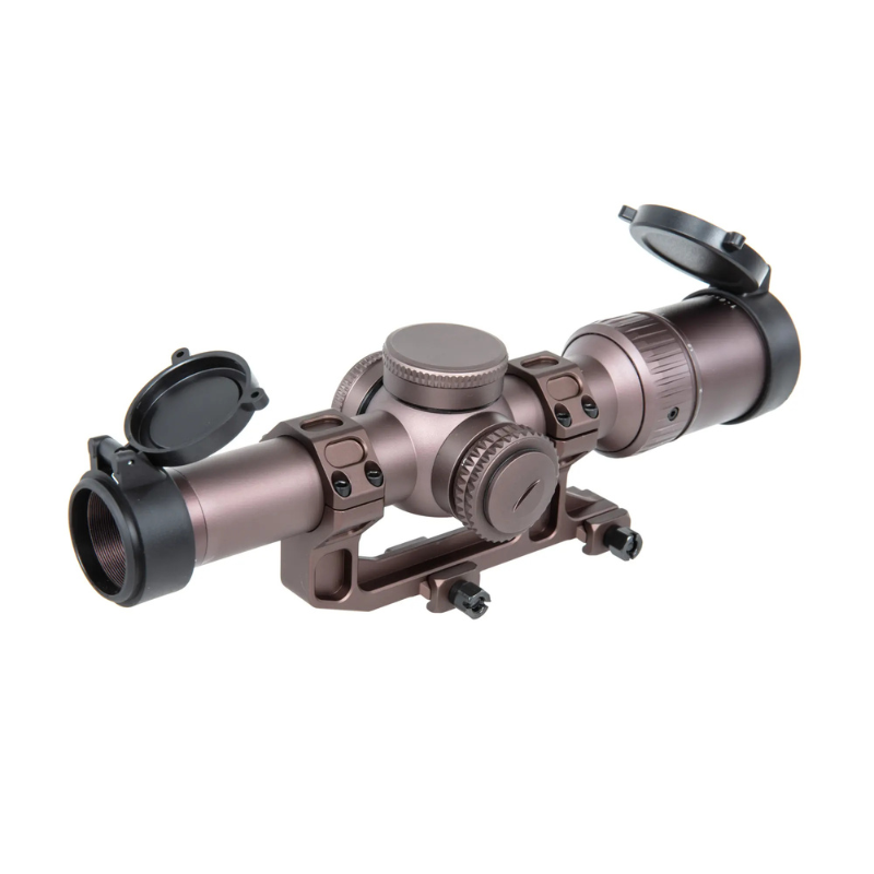 1-6X24 Tan Short-dot sigte - Kvalitets short dot scope til softguns ...