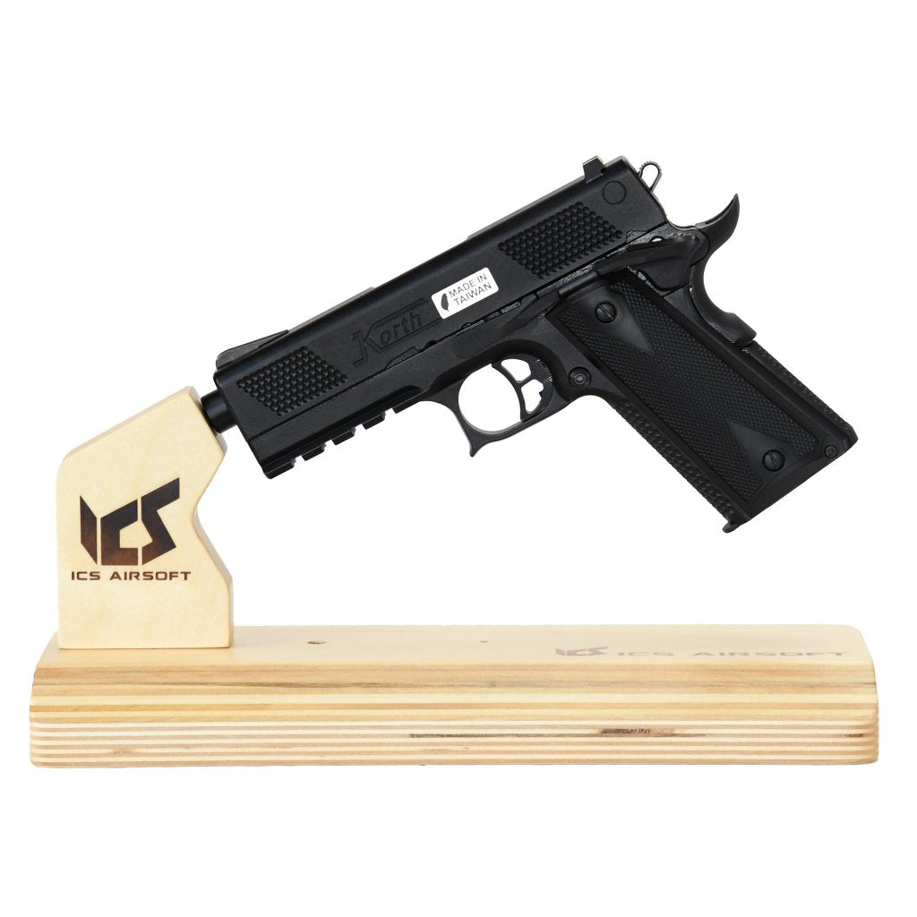 ICS Pistol Stand - Træ – Airsoftgeek
