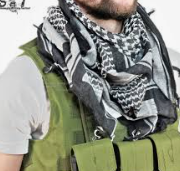 Shemagh Black & White – Airsoftgeek